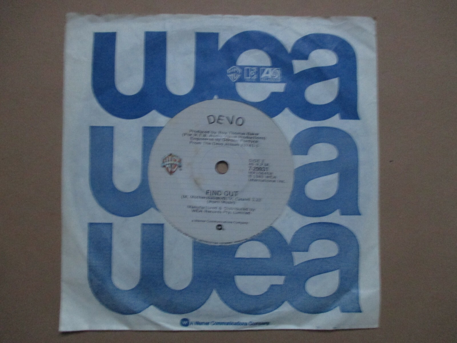 7" single, Devo, Peek-A-Boo, vintage | eBay