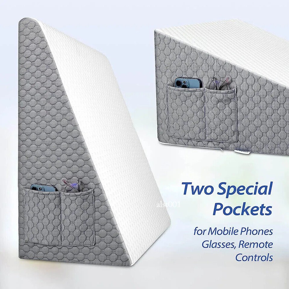 Wedge Pillow for Sleeping Acid Reflux After Triangle Elevated Pillow ...