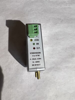 ALPHA INSTRUMENTS 167 LOW DIFFERENTIAL PRESSURE TRANSDUCER 16W0010DA2NA ...