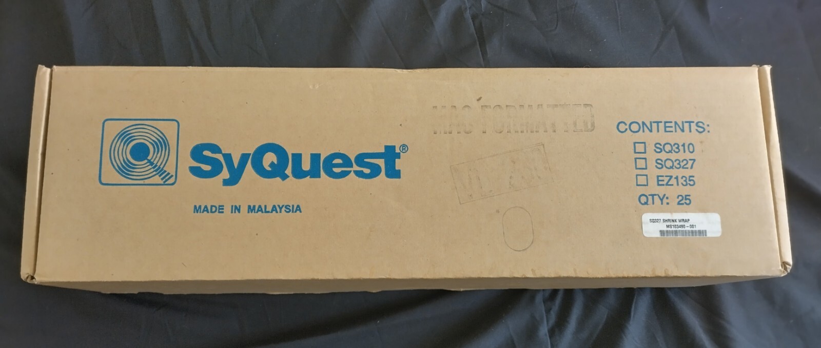 Lot Of 25 SyQuest SQ327 3.5" 270MB Mac Formatted Removable Disk ...