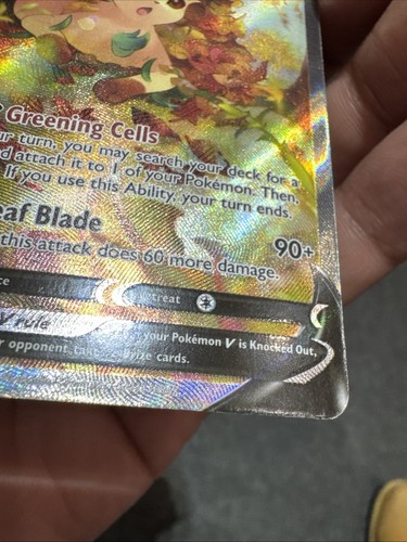Leafeon V Alternate Full Art 167/203 Swsh07 Evolving Skies Pokemon TCG ...