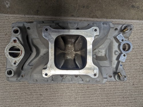 Brodix HV1 Small Block Chevy Intake manifold #24011 HVH NHRA Drag Race ...