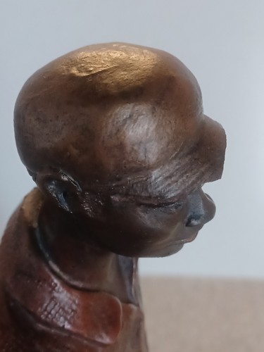 Vtg Tiger Woods On The Green Austin Sculpture by Ecila Alice Heath ...