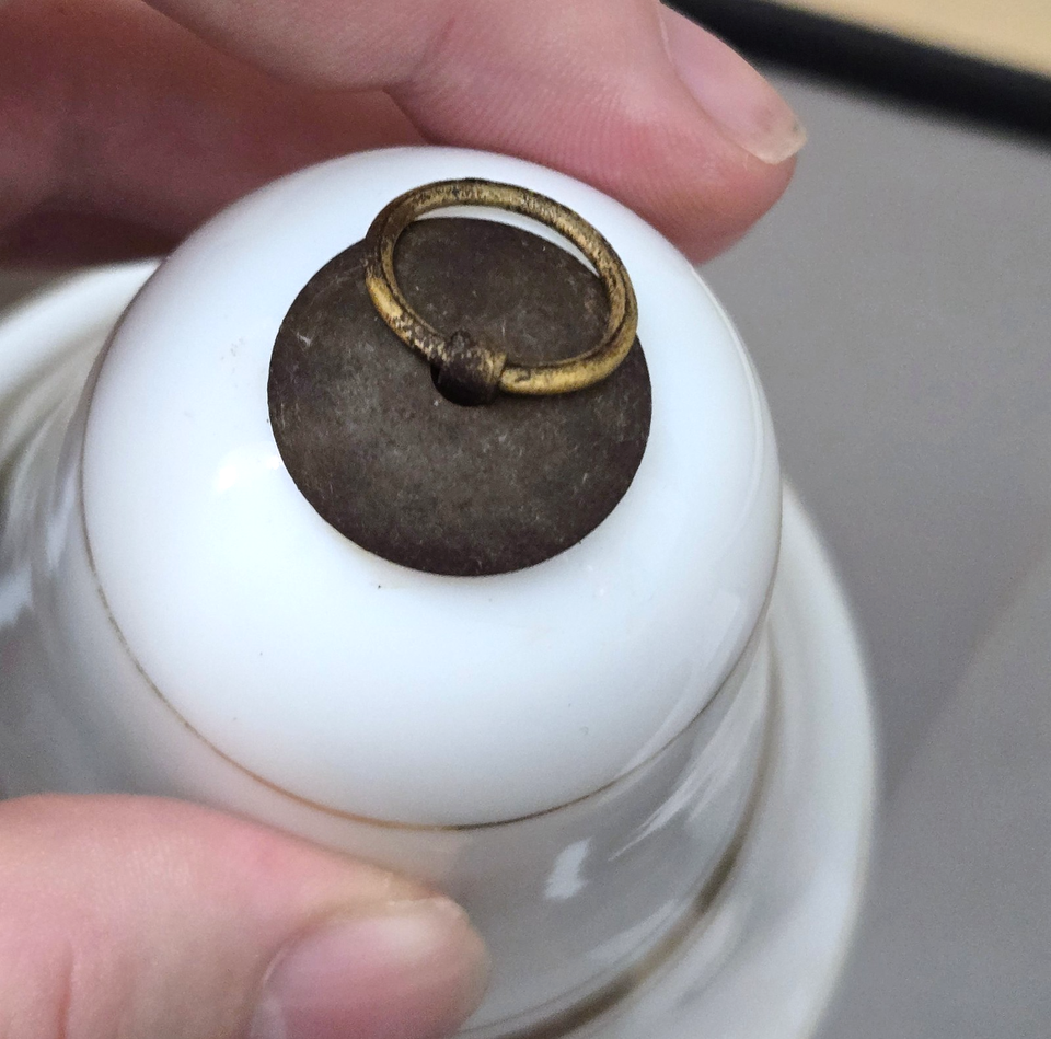 Antique Sandwich Opal Glass Oil / Gas Lamp Shade w Roman Portraits ...