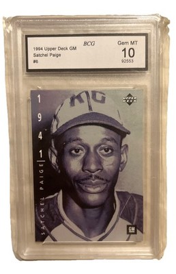 Satchel Paige 1994 Upper Deck American Epic #6 USA 10 Mint | eBay