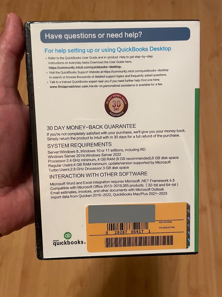 QuickBooks Desktop Enterprise 2024 for 5 Users Windows PC, USA Version ...