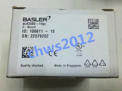 1 PCS NEW IN BOX BASLER industrial camera acA2500-14gc | eBay