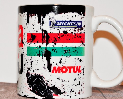 Retro Premium Aprilia Moto Racing Motorcycle Oil Can Mug Mechanic Tea ...