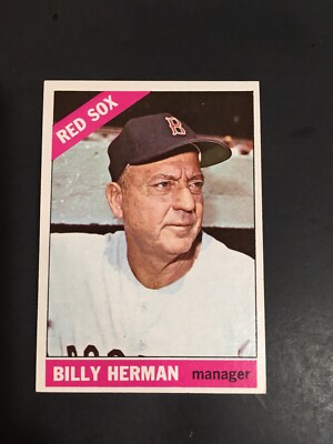 1966 TOPPS BILLY HERMAN, #37, NM (Free Shipping On Any 3!) | eBay