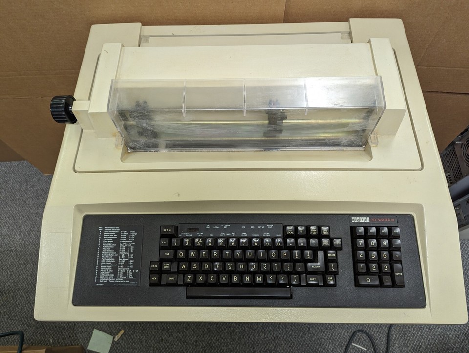 DEC LA120-DA / DECWRITER III Teletype/Teleprinter | eBay