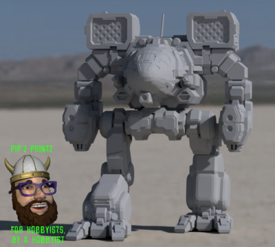 TWF-Prime 4 Timber Wolf aka "Mad Cat" Alt Mech Model For Battletech 6mm ...