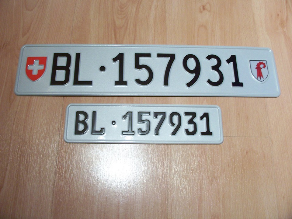 Customized Personalized European Union Car Euro license plate SWISS ...