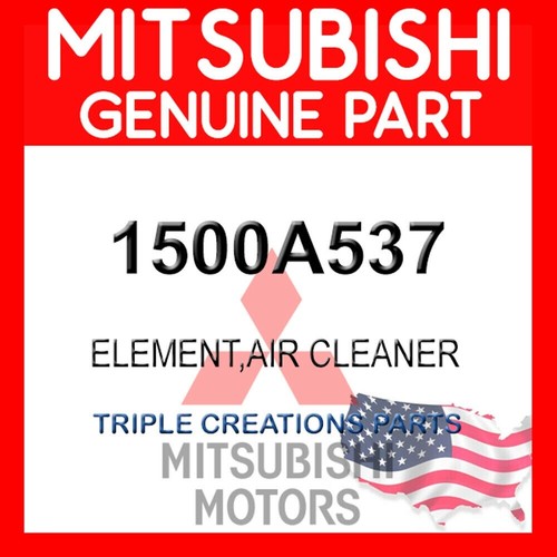 1500A537 Genuine Mitsubishi ELEMENT,AIR CLEANER | eBay