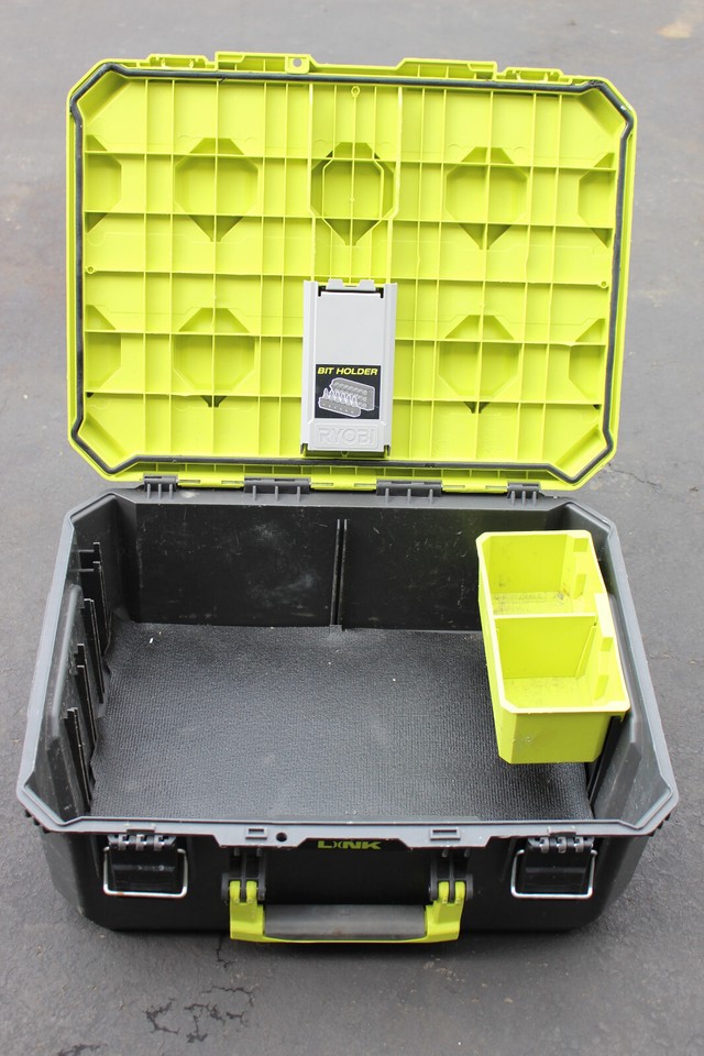 RYOBI Link Tool Box Impact Water Dust Resistant Modular Storage System ...