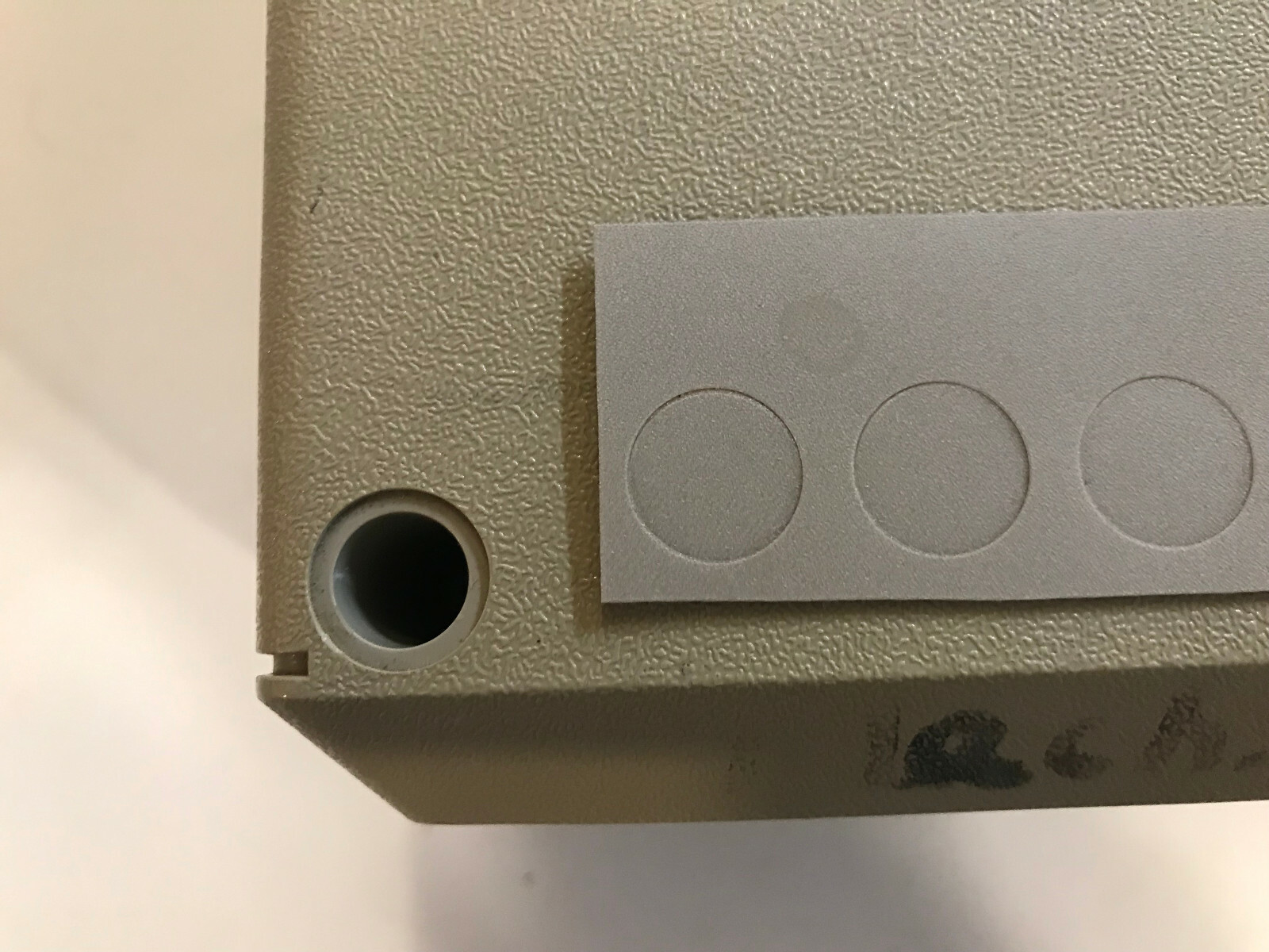 810 DISK DRIVE HOLE COVERS PLASTIC 4 each NEW Atari Parts for 810 Part ...