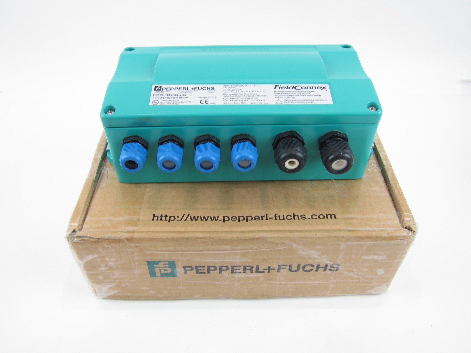 NEW Pepperl + Fuchs F2D0-FB-EX4.CG Fieldbus Barrier FieldConnex | eBay