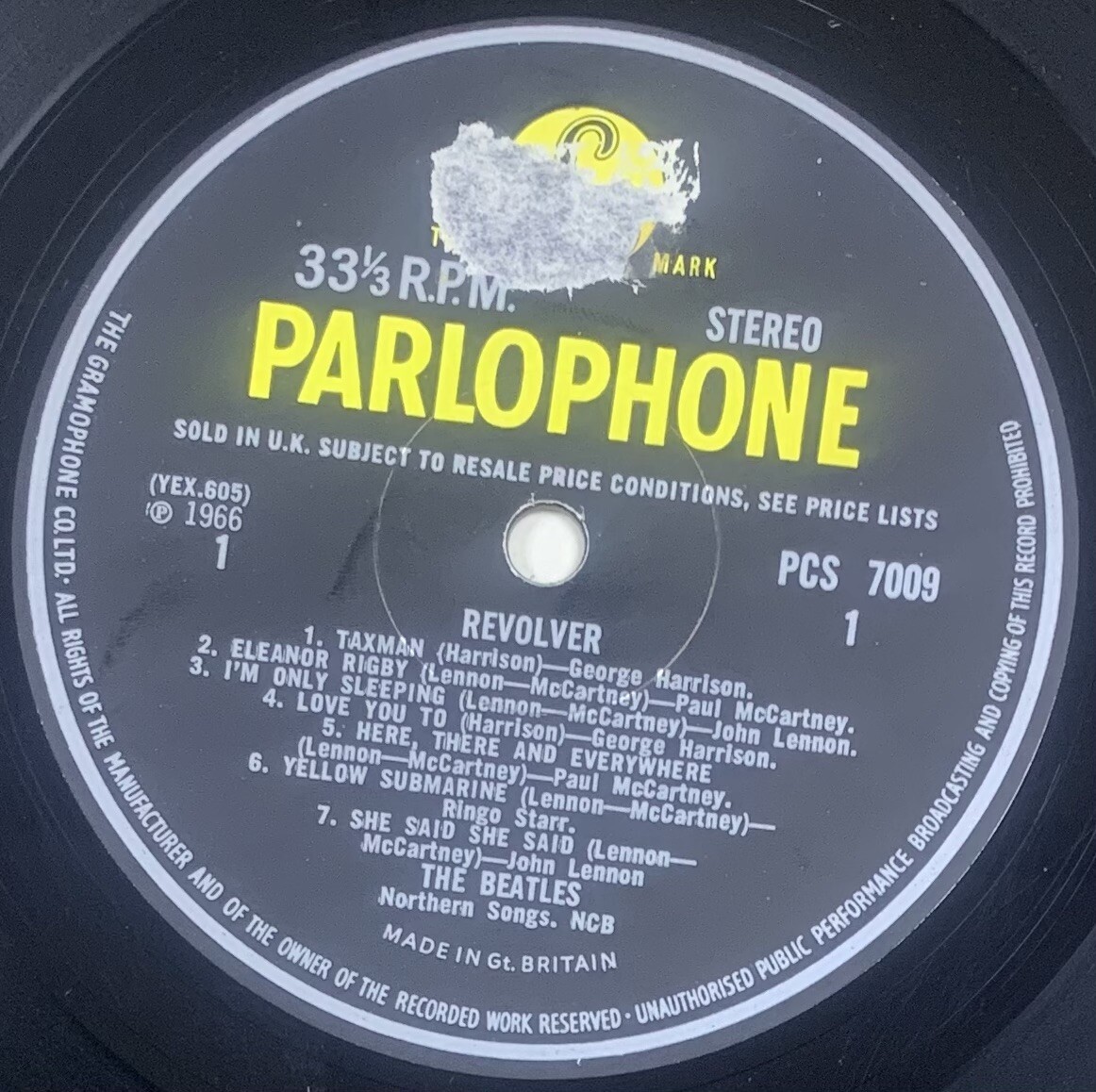 Revolver George Harrison 1966