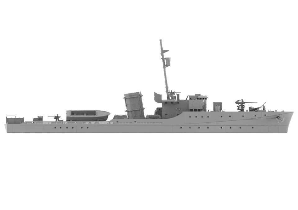 RHWS004 1/700 Military Model USN Experimental Submarine Chaser PC-451 ...