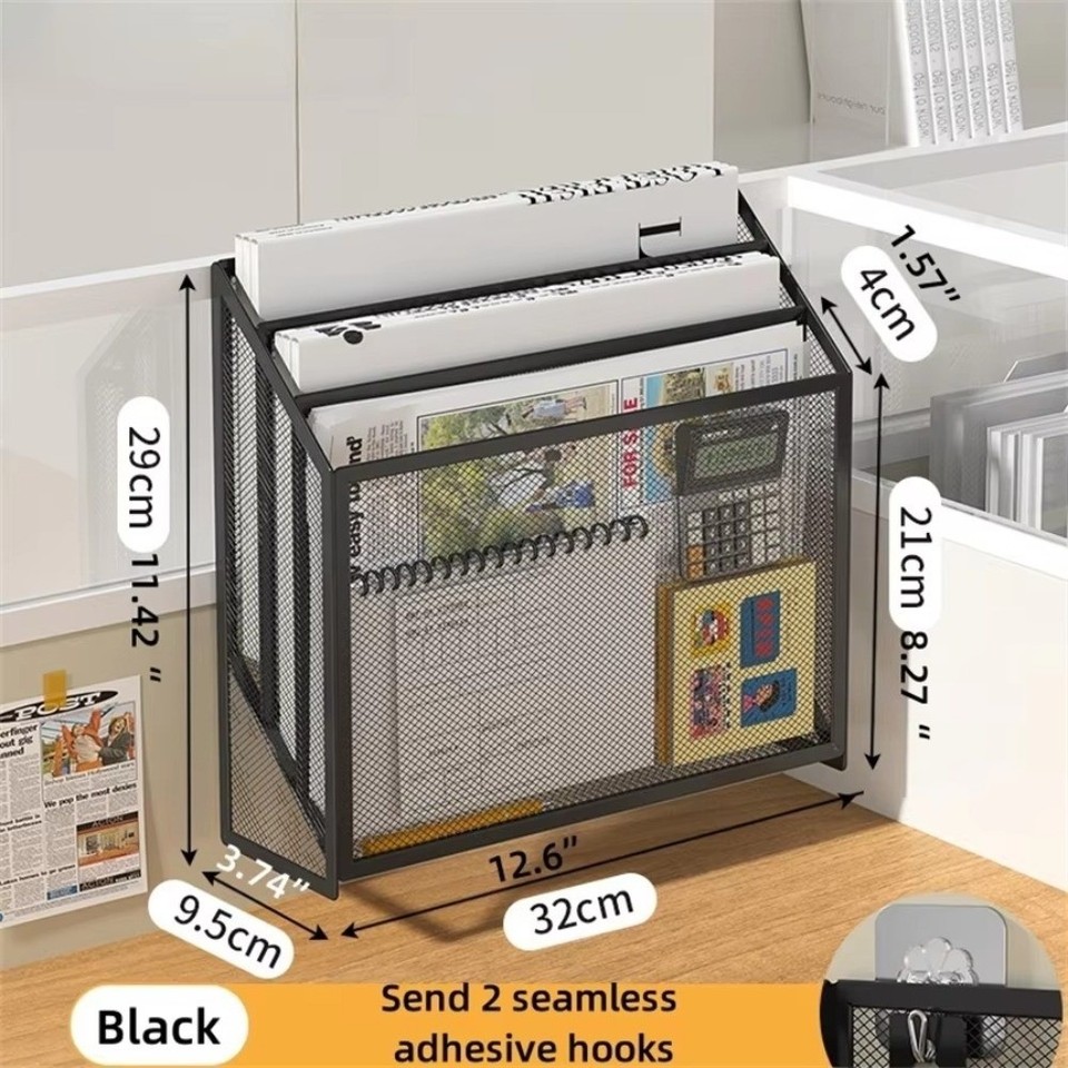 Multi-Layer Folder Storage Rack Metal File Frame | eBay Australia