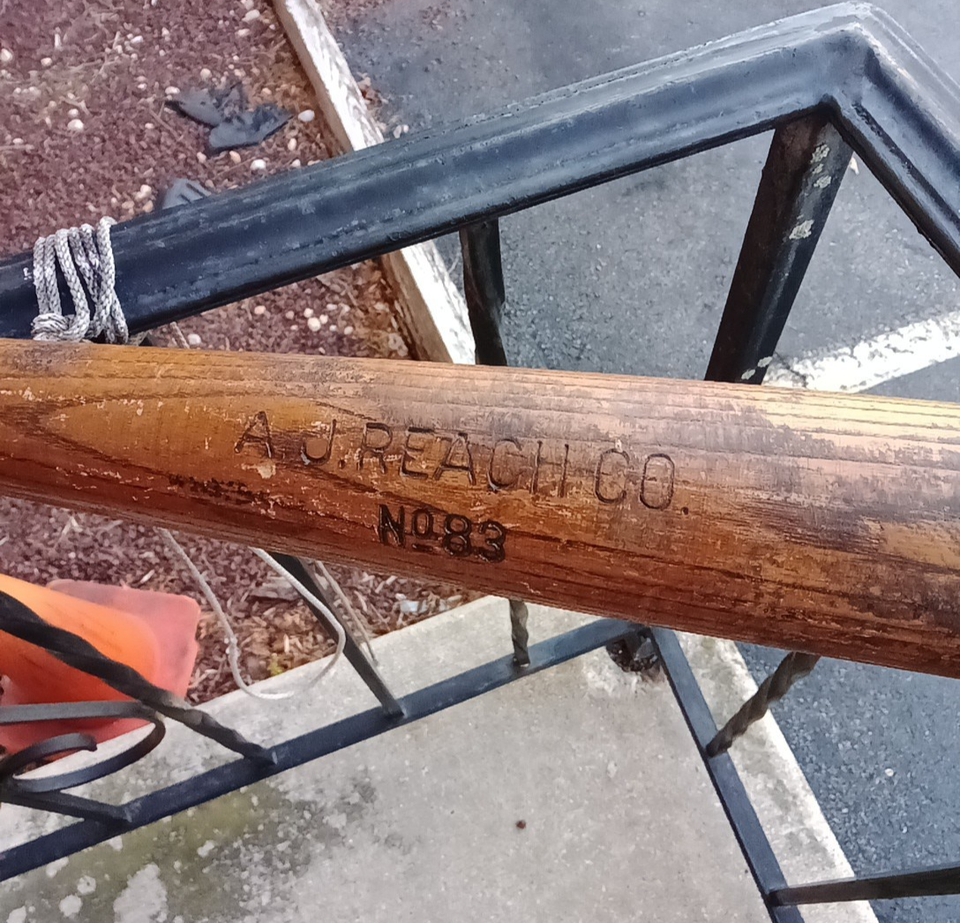 Antique 1920s A. J. REACH CO No. 83 35" Baseball Bat | eBay