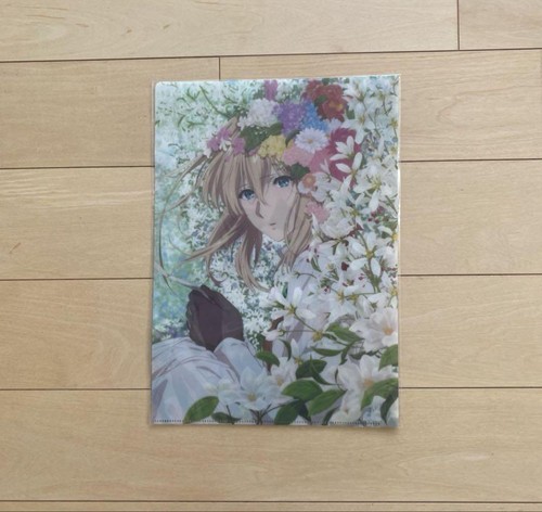Violet Evergarden A4 Clear File Flower Crown Design Anime | eBay