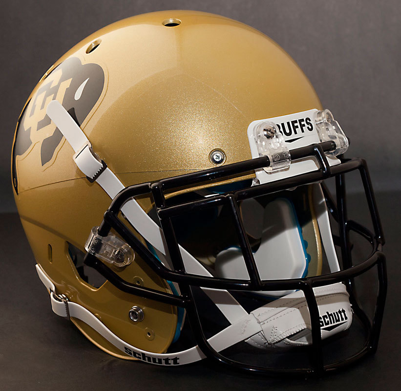 *CUSTOM* COLORADO BUFFALOES Schutt XP Replica Football Helmet w/ EGOP ...