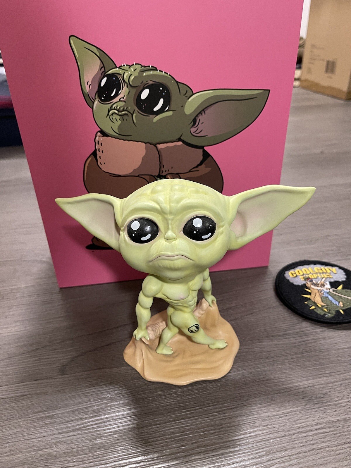 Alex Solis Under the Robe Oddworx Baby Yoda Grogu Poly Resin Designer ...