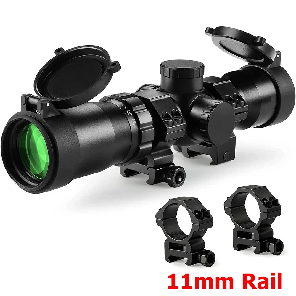 1.5-5X32 Crossbow Scope Optic Illuminated Sight Scope Crossbow Sight ...