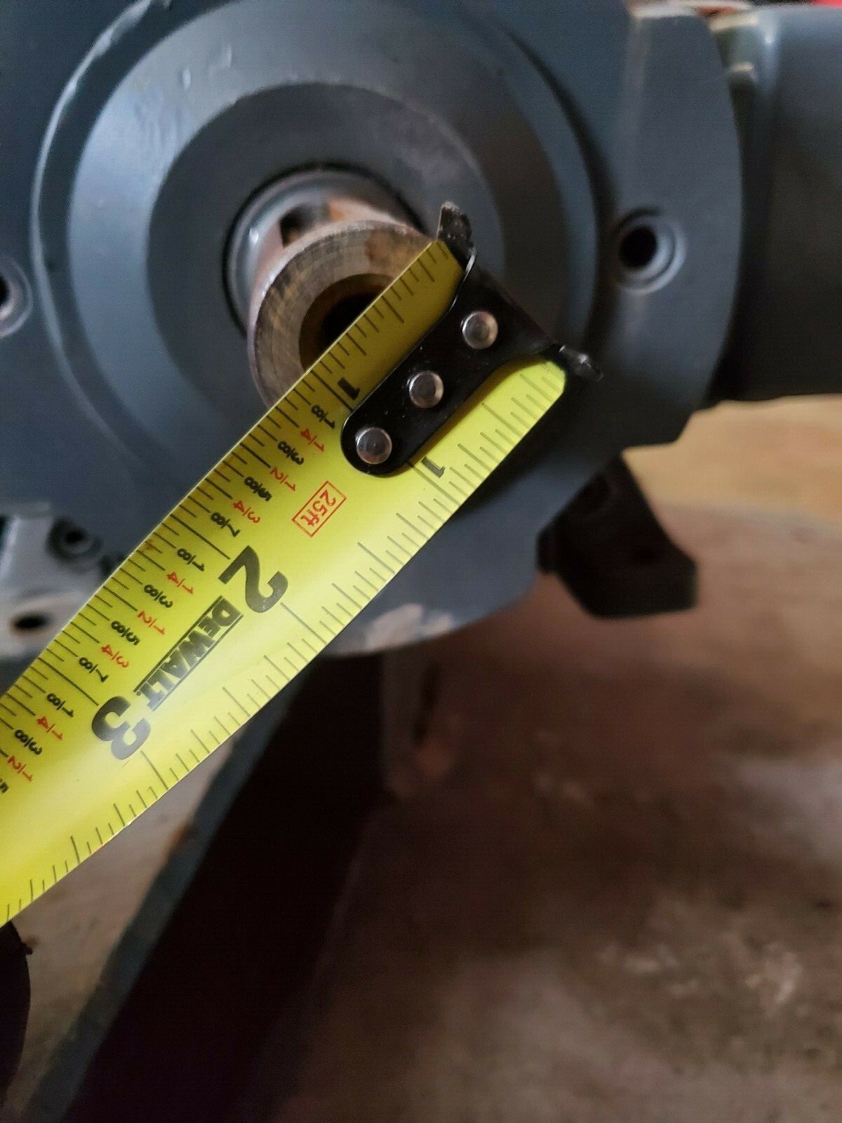 Mannesmann Demag Motor Reducer FG08-B3-U0-F1-H1 & Type KBA Drive Motor ...