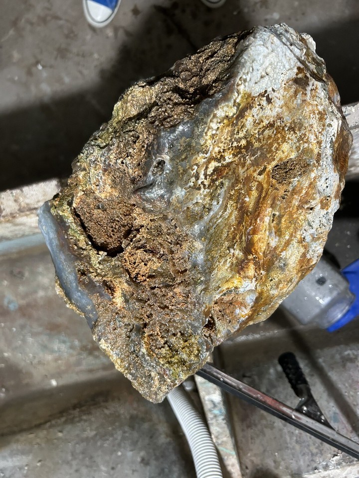 Madagascar 36 lb. Ocean Jasper lapidary Botryoidal rough OLD STOCK HUGE ...