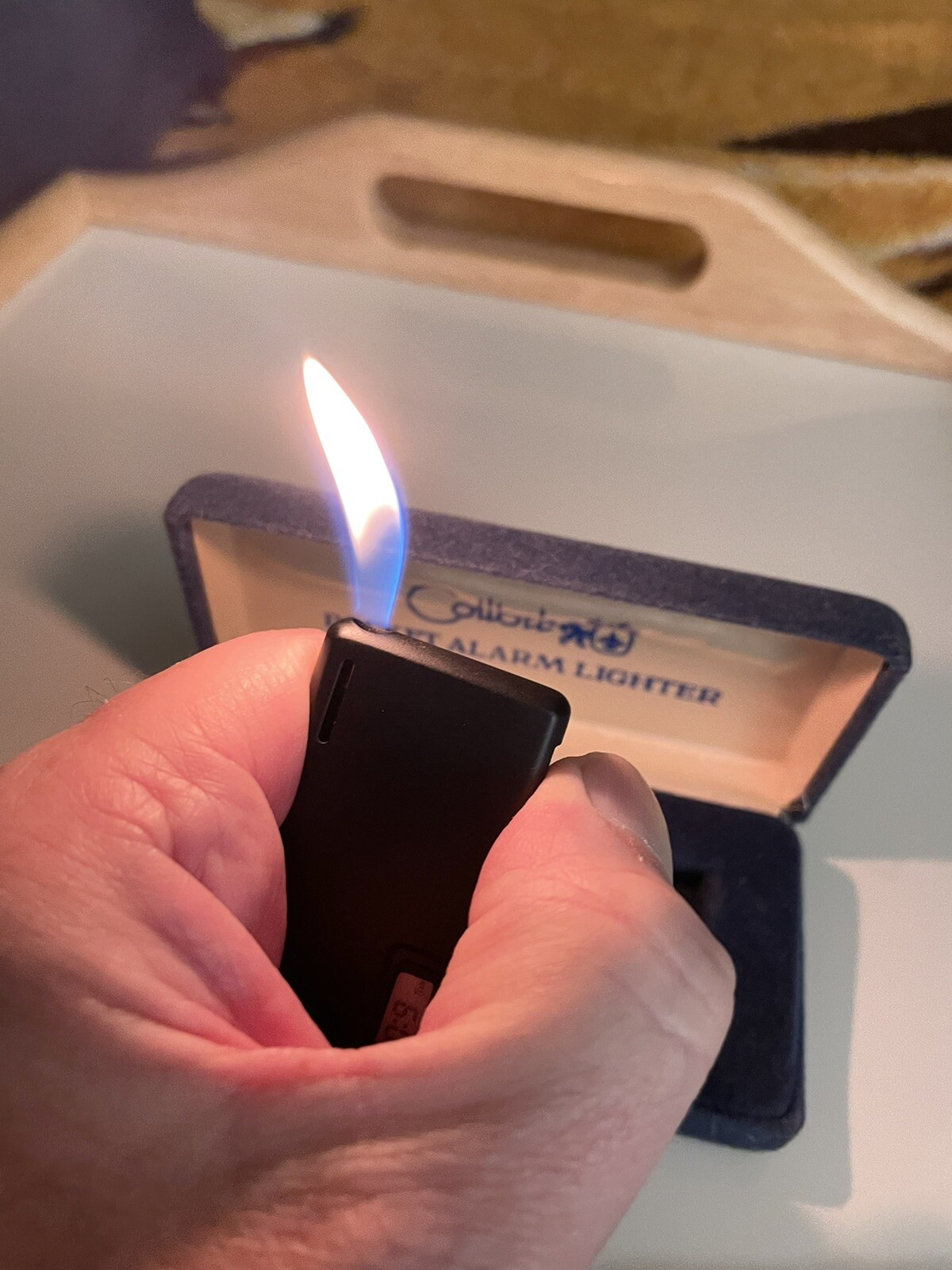 vintage Colibri Travel Alarm Clock lighter Working New Old Stock NOS | eBay