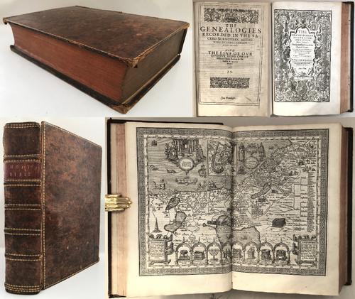 1629 HOLY BIBLE & GENEALOGIES Old New Testaments Apocrypha Psalms ...