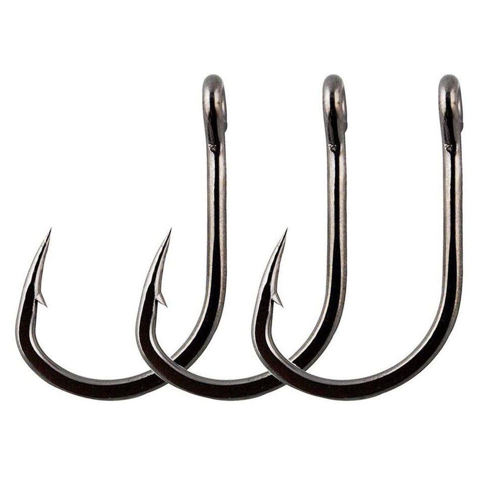 Stainless Steel Fishing Hook 2X Strong Live Bait Circle Hook Saltwater ...