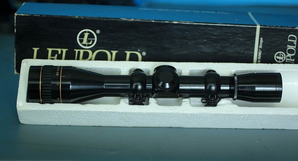Leupold rifle scope M8-6x compact with AO duplex ret. original box | eBay