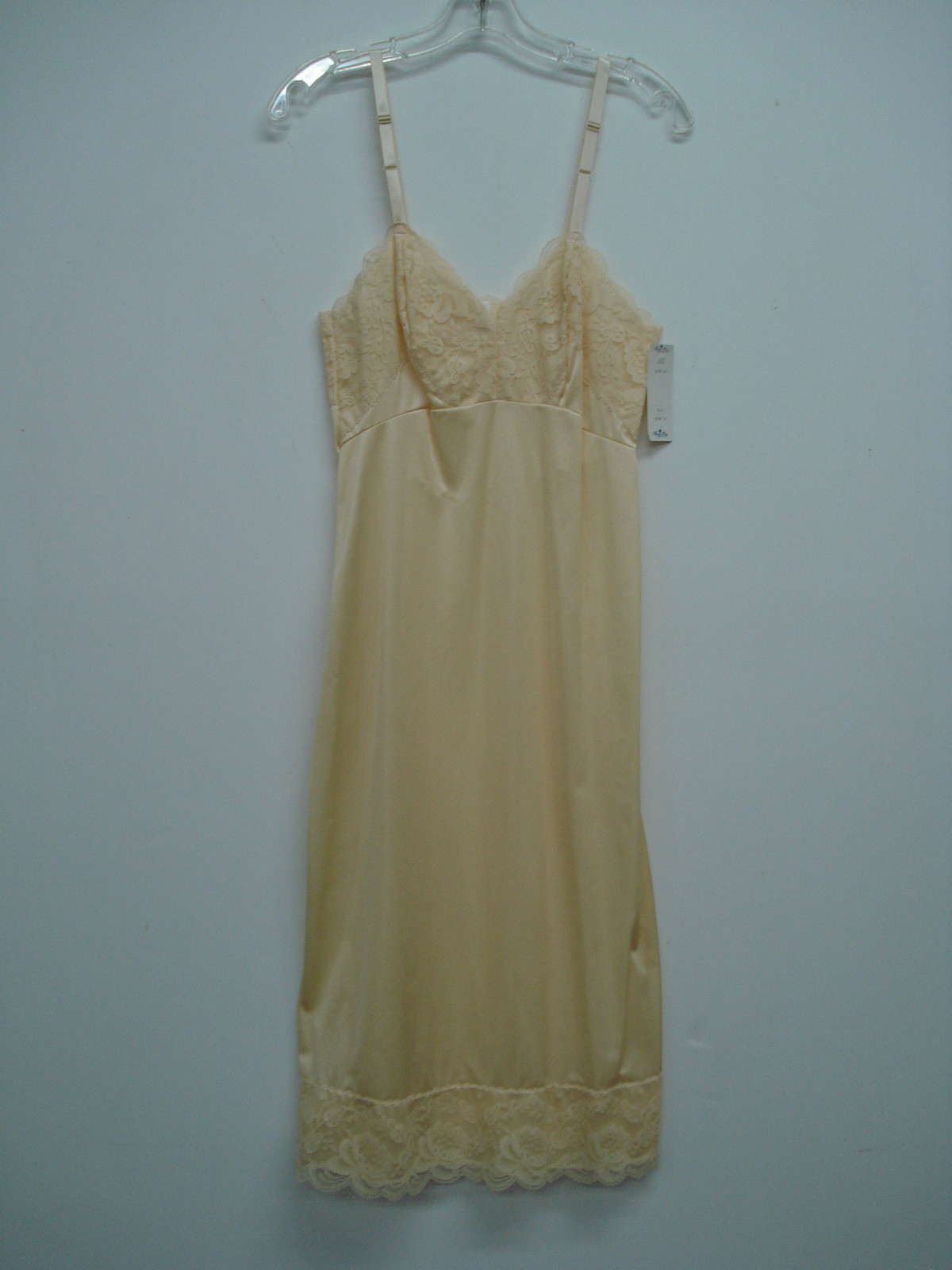 NWT Women's USA Made Nancy King Lingerie 26" Full Dress Slip Size 32 ...