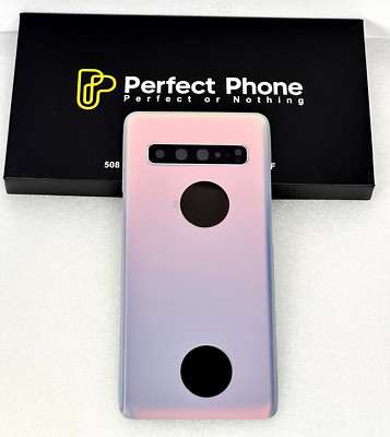 SAMSUNG S10 5G G977 BACK GLASS OEM REAR COVER WITH ADHESIVE REPLACEMENT ...