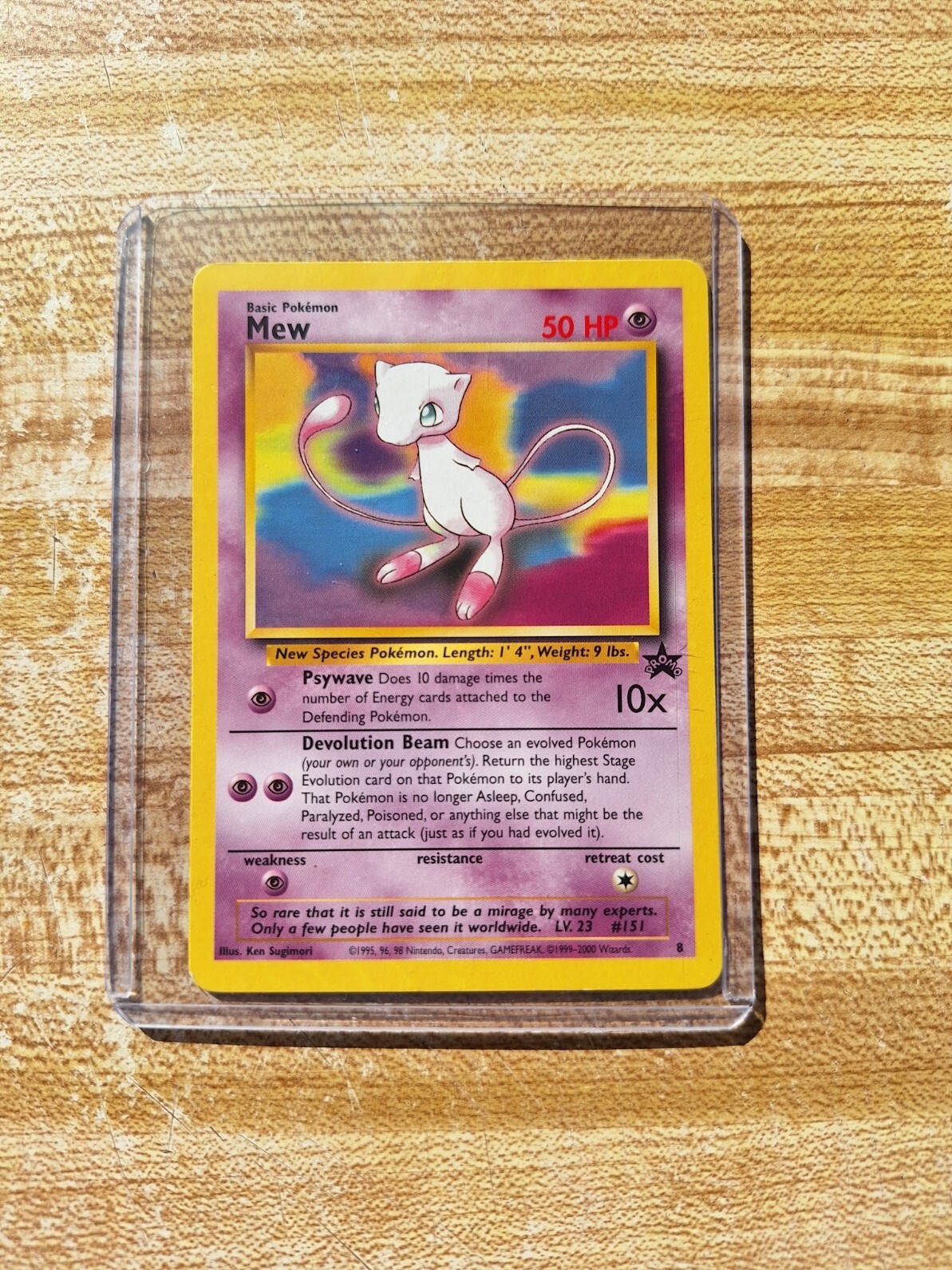 Mew #8 Black Star Promo Rare Vintage Original Owner Mint Condition | eBay