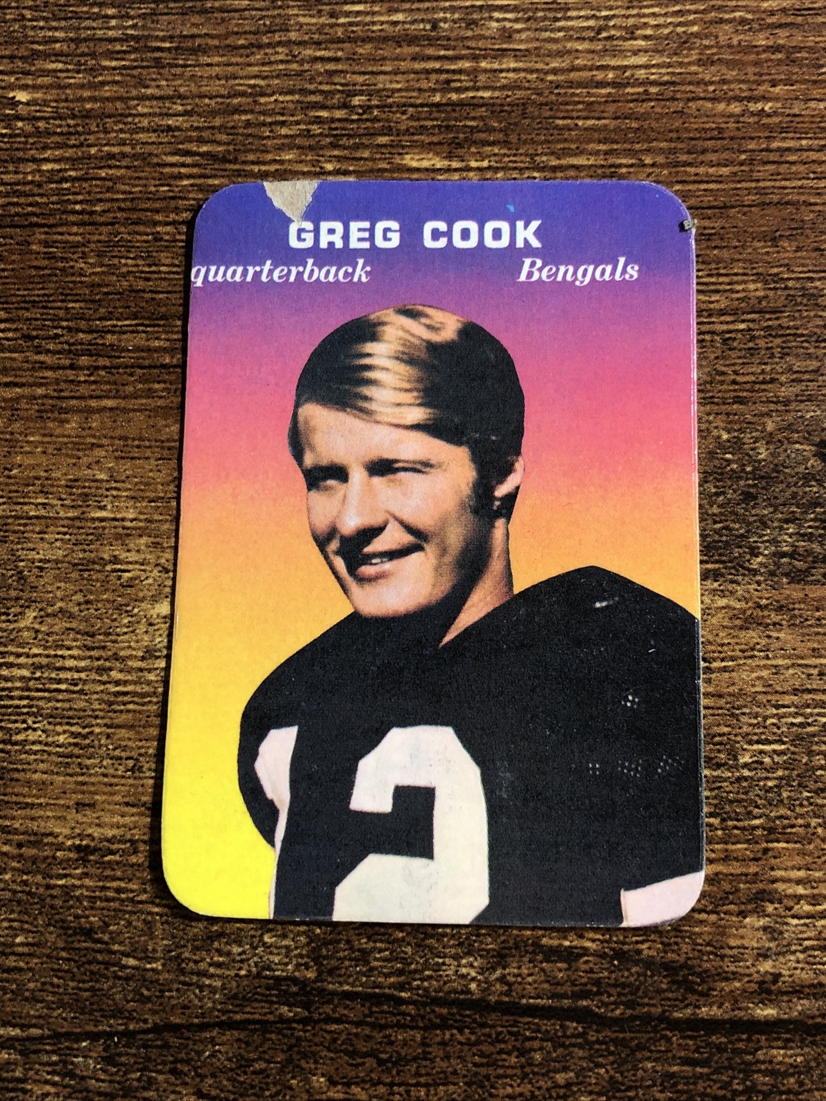 1970 Topps Super Glossy Greg Cook #23 Rookie | eBay