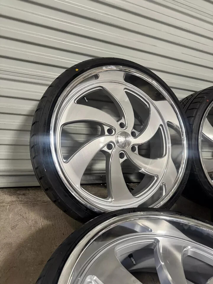 24X9 24X10 US MAGS U134 WHEELS RIMS TIRES CHEVY GMC TAHOE 6x139.7 6X5.5 ...