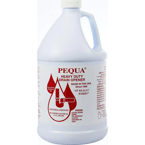 Pequa Industries P-102128 Heavy Duty Drain Opener 1 Gallon (128 oz ...
