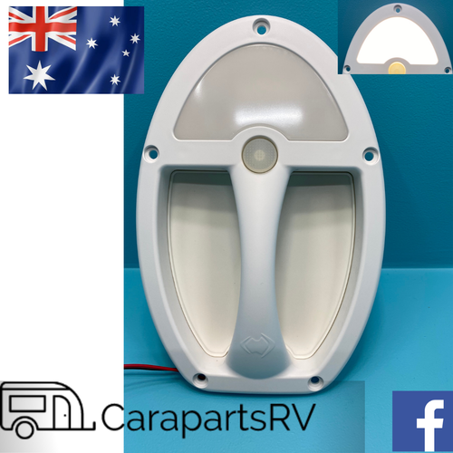 CARAVAN 12V TEAR DROP GRAB HANDLE AND LED NIGHT LIGHT. FULLY ASSEMBLED ...