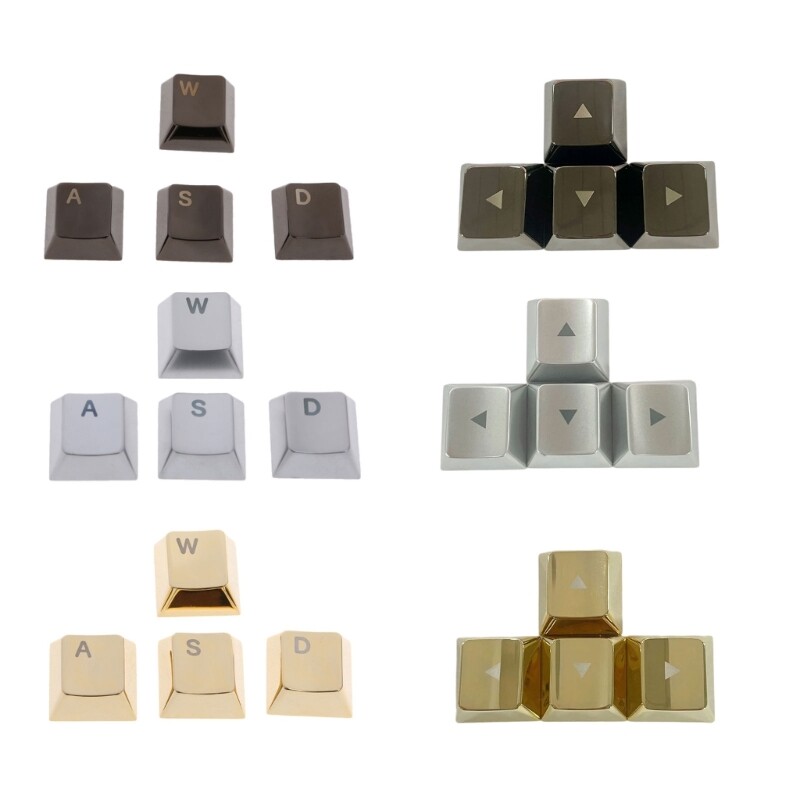 Light Etched Metal Keycaps WASD Directions Keycap For Mechanical ...