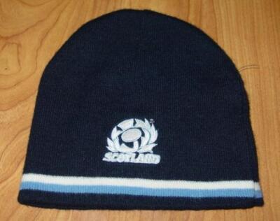 SCOTLAND Scottish RUGBY Blue Winter Hat / Beanie - Youth or Small Adult ...