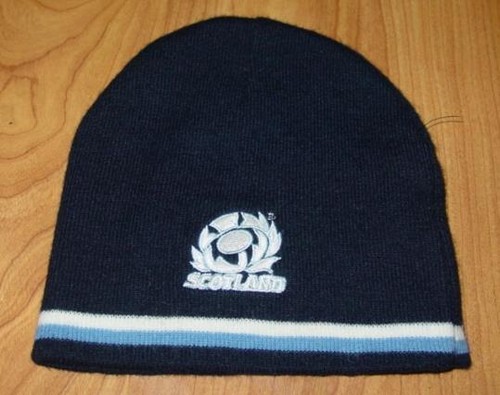 SCOTLAND Scottish RUGBY Blue Winter Hat / Beanie - Youth or Small Adult ...