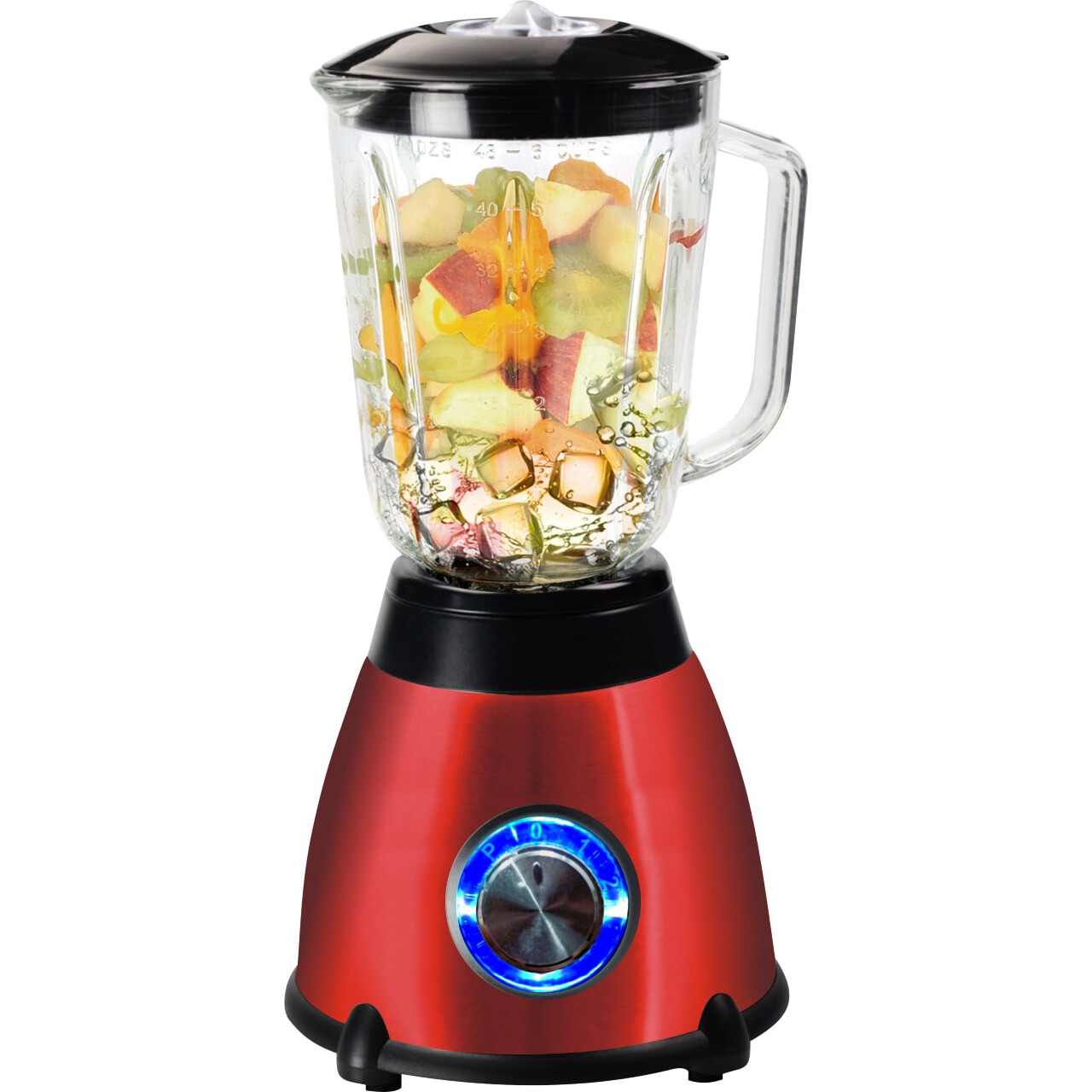 Kitchen Genie Glass Table Top Blender With Grinder 500W 1.5 Litre ...
