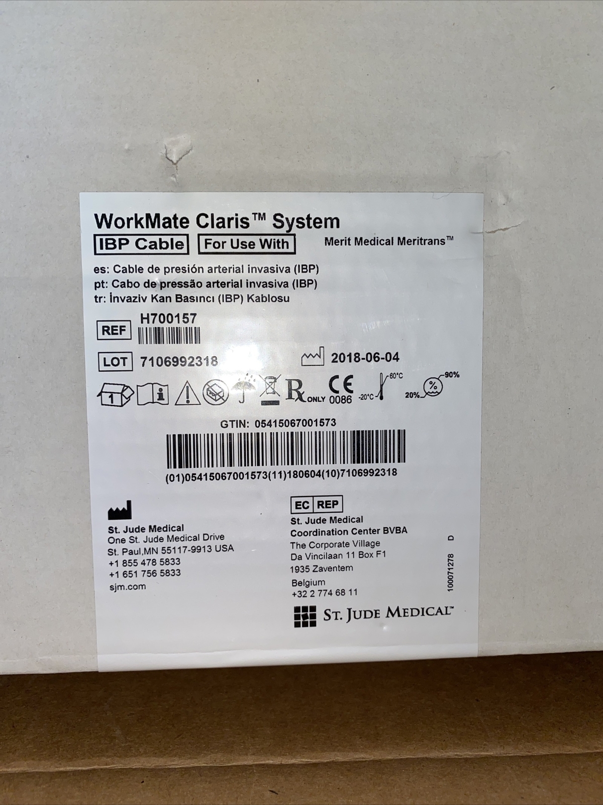 WORKMATE CLARIS SYSTEM IBP Cable NEW | eBay UK