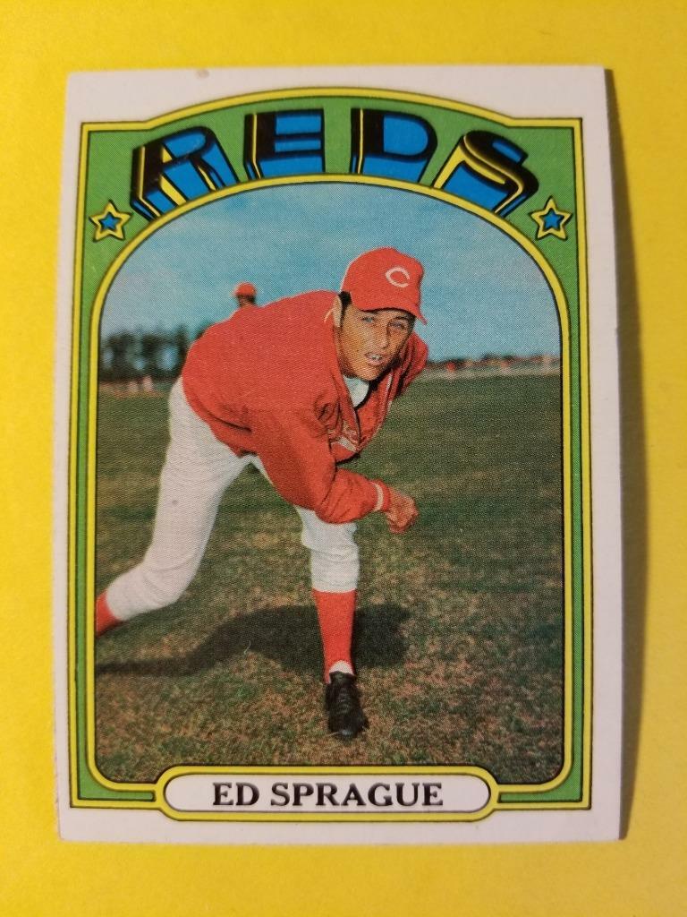 VINTAGE ED SPRAGUE #121 CINCINNATI REDS - 1972 TOPPS MLB BASEBALL | eBay