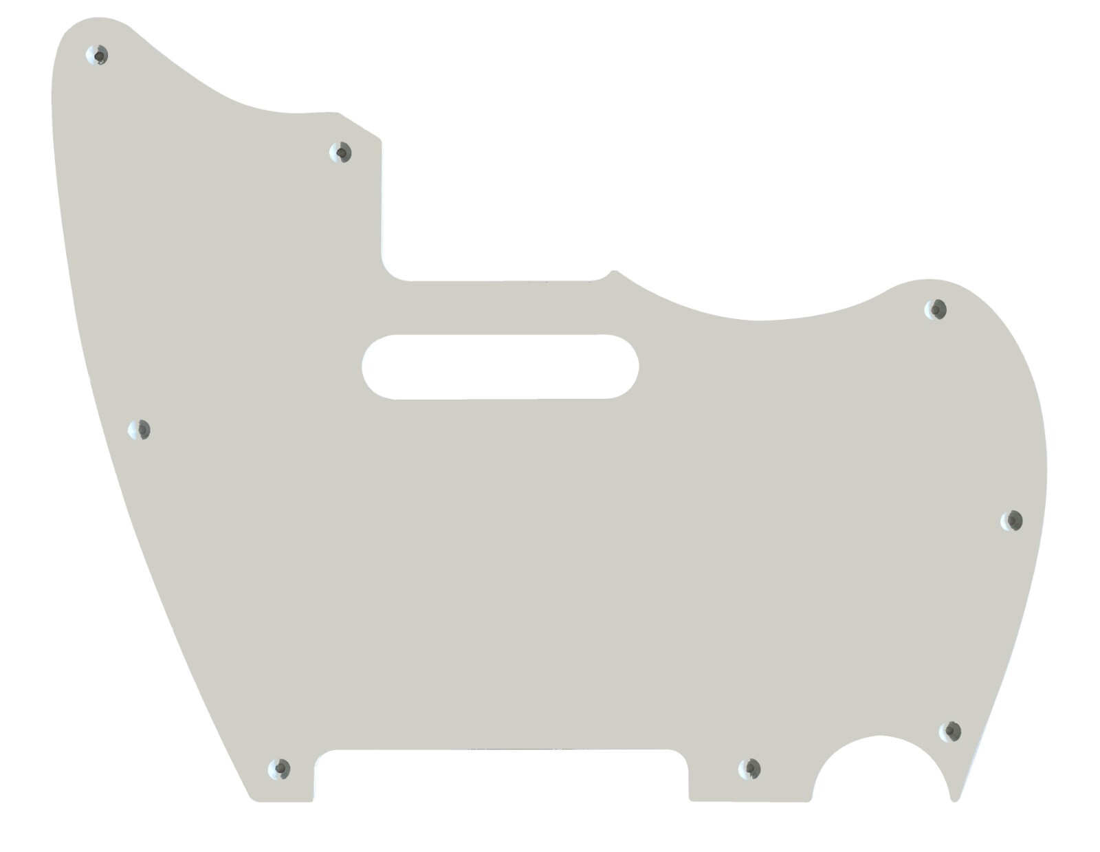 Pickguard For Fender Warmoth MJT Telemaster Jazzcaster Guitar -1-Ply ...