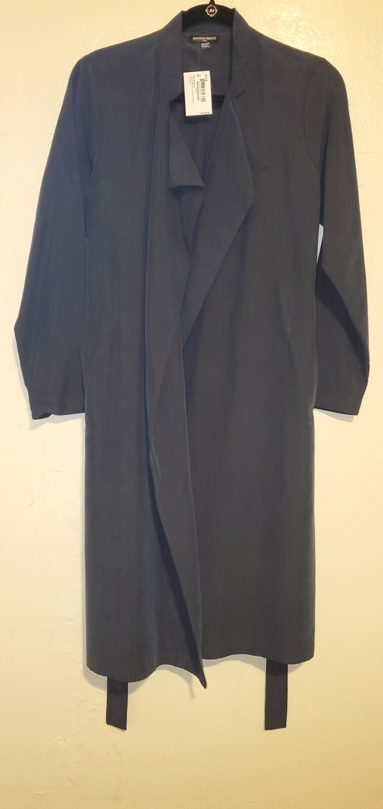 BRAND NEW AMERICAN APPAREL Dylan Navy Blue Duster Trench (XS/S) | eBay