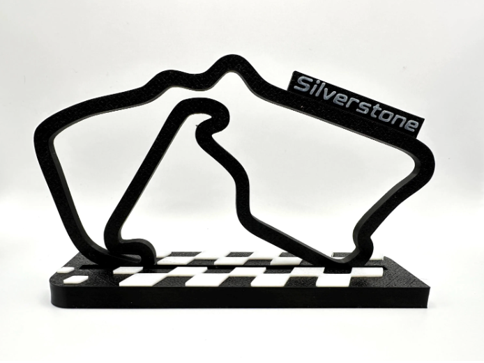 3D F1 Gift Racing Track Models – With Smart Chequered Flag Stand / F1 ...